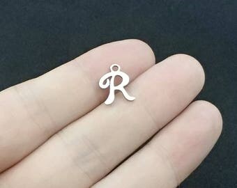 Letter r necklace | Etsy