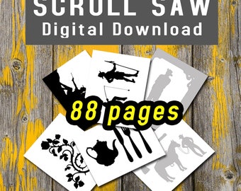Scroll saw patterns | Etsy