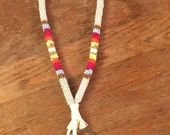 Native american beaded lanyard | Etsy
