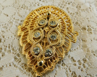 Filigree brooch | Etsy