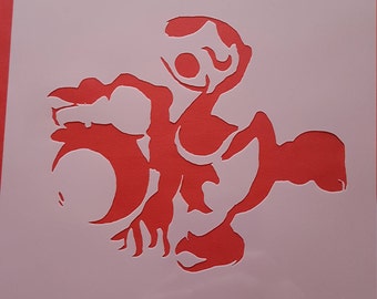 Super mario stencil | Etsy