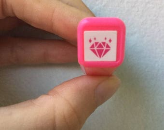 Diamond stamp | Etsy
