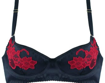 Quarter cup bra | Etsy