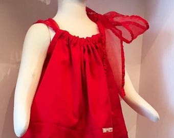 Red baby dress | Etsy