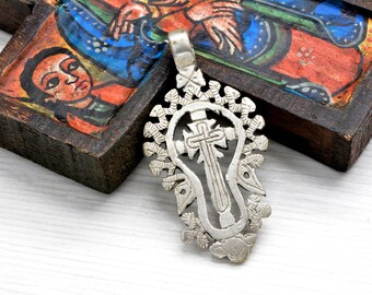 Ethiopian Cross African Cross Pendant Casting of African