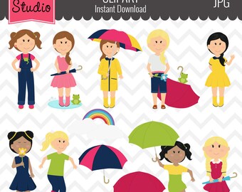 Umbrella clipart | Etsy