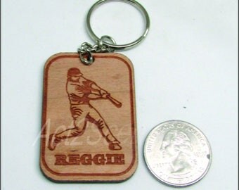 Baseball keychain | Etsy