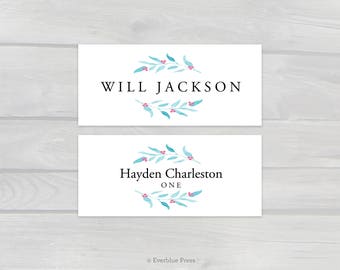 Printable Guess Name Strips PDF 12 slips per page Instant