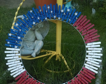 Clothespin wreath | Etsy