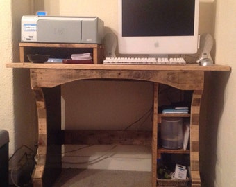 Reclaimed wood desk | Etsy