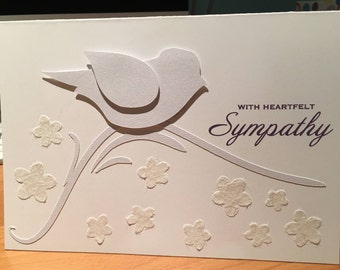 Dove sympathy card | Etsy
