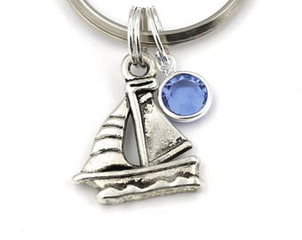 Boat keychain | Etsy