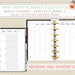 Erin Condren style printable weekly planner A5 size box week
