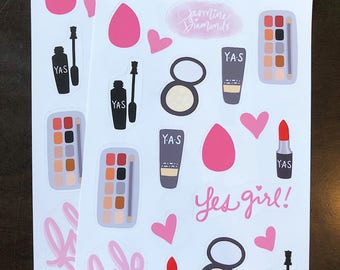 Makeup stickers | Etsy