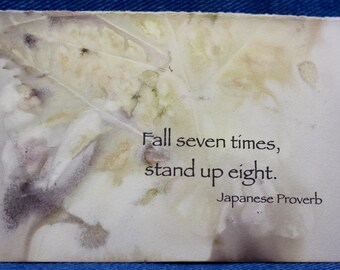 Japanese proverb | Etsy