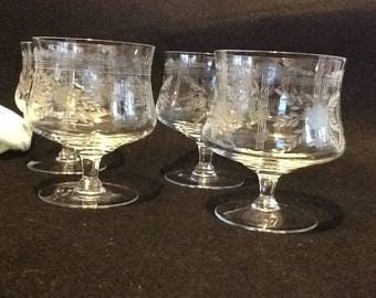 Short stem glasses | Etsy