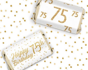 75th birthday favor | Etsy