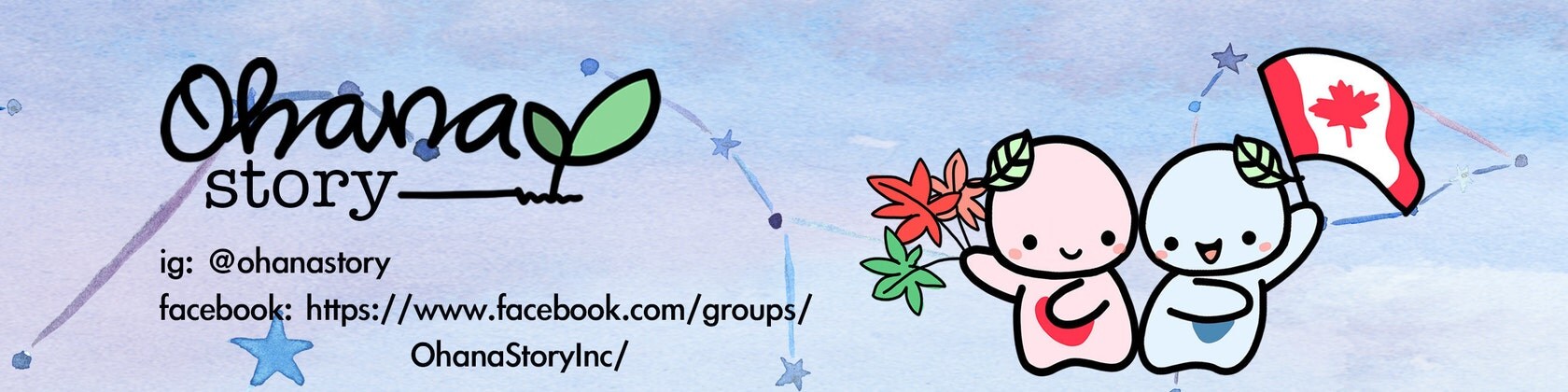 Original hand-drawn stickers based in Vancouver BC by OhanaStory