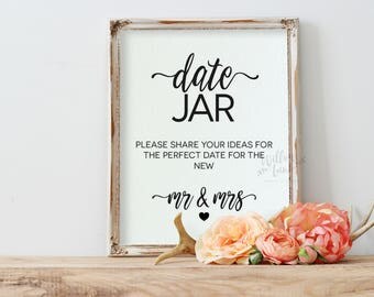 Date jar sign | Etsy