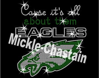 Eagles rhinestone | Etsy