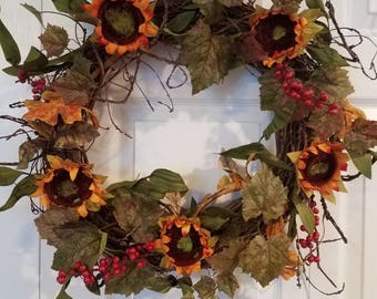 Primitive sunflower | Etsy