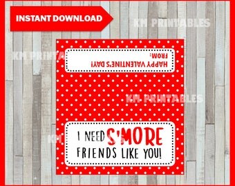 Smores valentine | Etsy