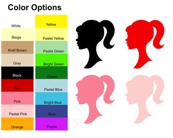 Barbie silhouette | Etsy