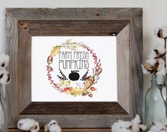 Fall wall art | Etsy