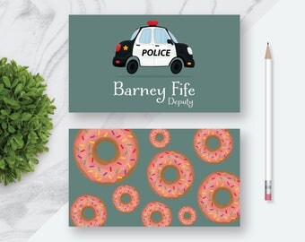 Police officer card | Etsy