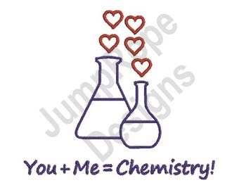 Chemistry embroidery | Etsy