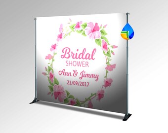 Wedding Backdrop Wedding Step and Repeat Banner Red Carpet