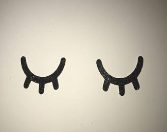 Eyelash cut out | Etsy