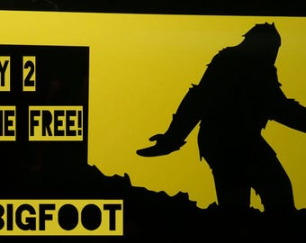 Bigfoot sticker | Etsy