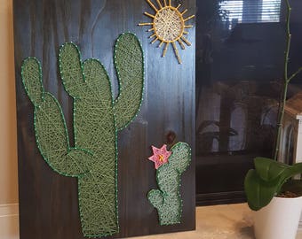 Cactus string art | Etsy