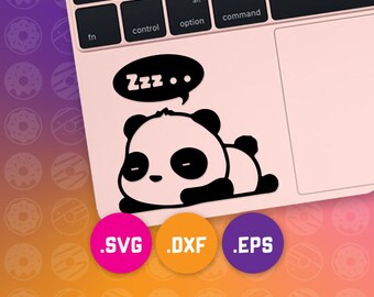 Panda decal | Etsy