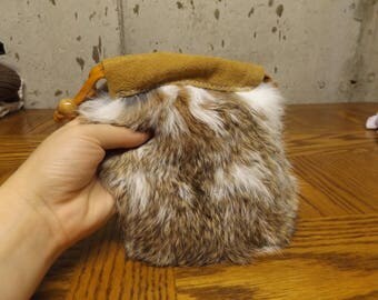 Fur pouch | Etsy