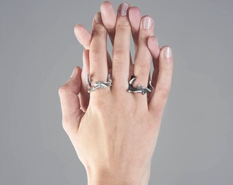 Sculptural rings | Etsy