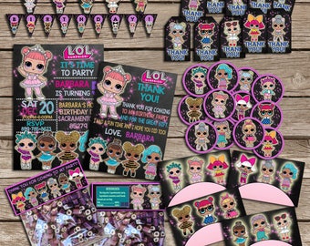Lol party supplies | Etsy