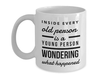 Funny senior mug | Etsy