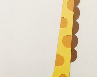 Giraffe Paper Bag Puppet Downloadable PDF Kid's Craft