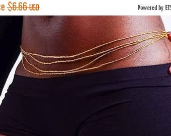 Beaded belly chain | Etsy