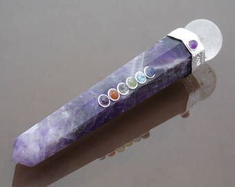 Crystal healing wand | Etsy
