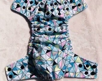 Winged / Tabbed Prefold Cloth Diaper PDF Sewing Pattern