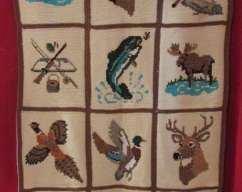 Cross stitch afghan | Etsy