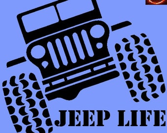Jeep life decal | Etsy