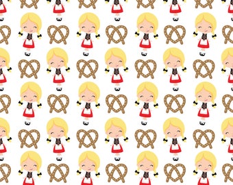 Oktoberfest Fabric Traditional German Oktoberfest Beer