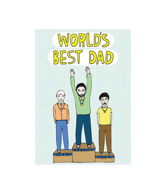 Father's Day Card World's Best Dad
