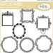 60%OFF Digital frames clip art digital lace frames lace clip