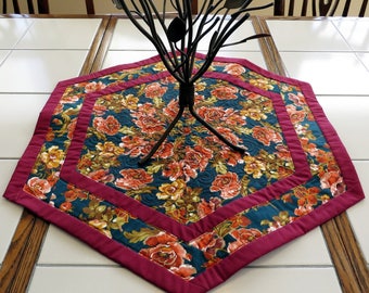 Hexagon table runner | Etsy