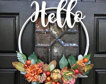 Modern wreath | Etsy